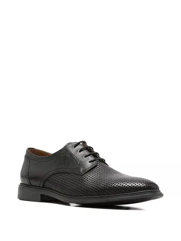 SERGIO MORETTI FIRENZE Perforated Leather Lace-up Shoes