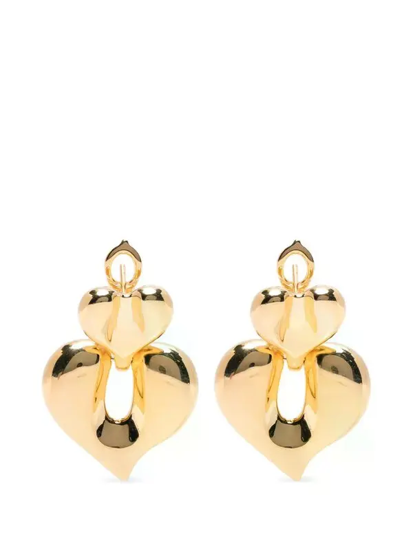 MISSOMA Molten Heart Drop Earrings - Gold