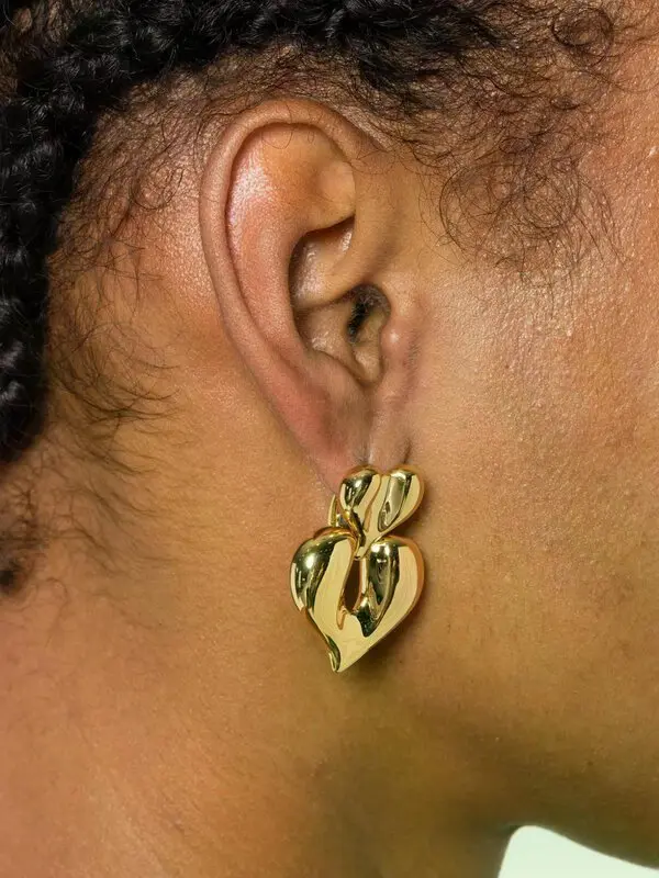 MISSOMA Molten Heart Drop Earrings