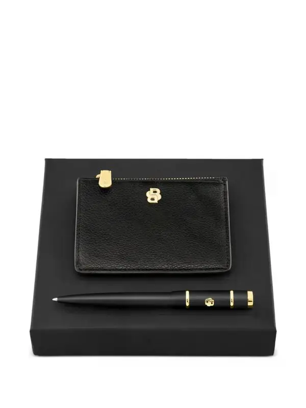 BOSS Logo-plaque Cardholder Pen Set