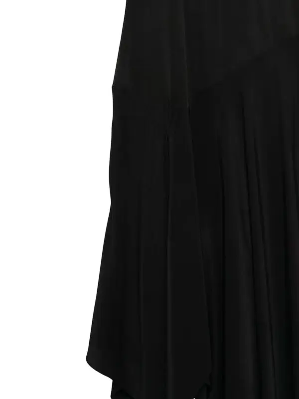 Alexander McQueen Halterneck Handkerchief Hem Midi Dress