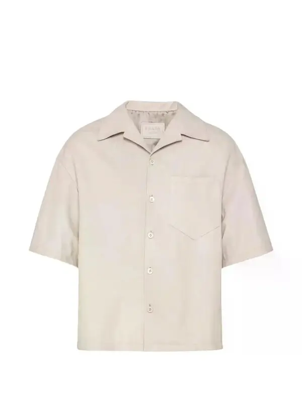 Prada Button-up Short-sleeve Shirt