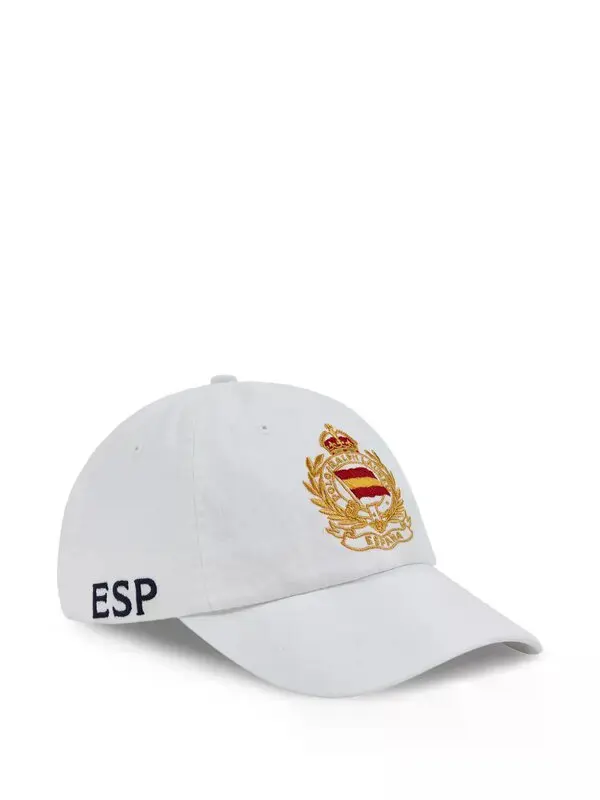 Polo Ralph Lauren Embroidered Crest Baseball Cap - White