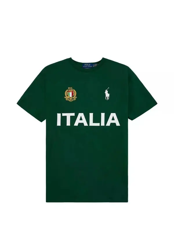Polo Ralph Lauren Logo-print Crest-patch T-shirt