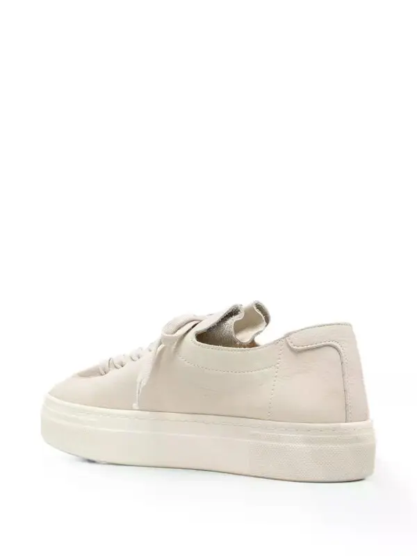 SERGIO MORETTI FIRENZE Pebbled Leather Sneakers