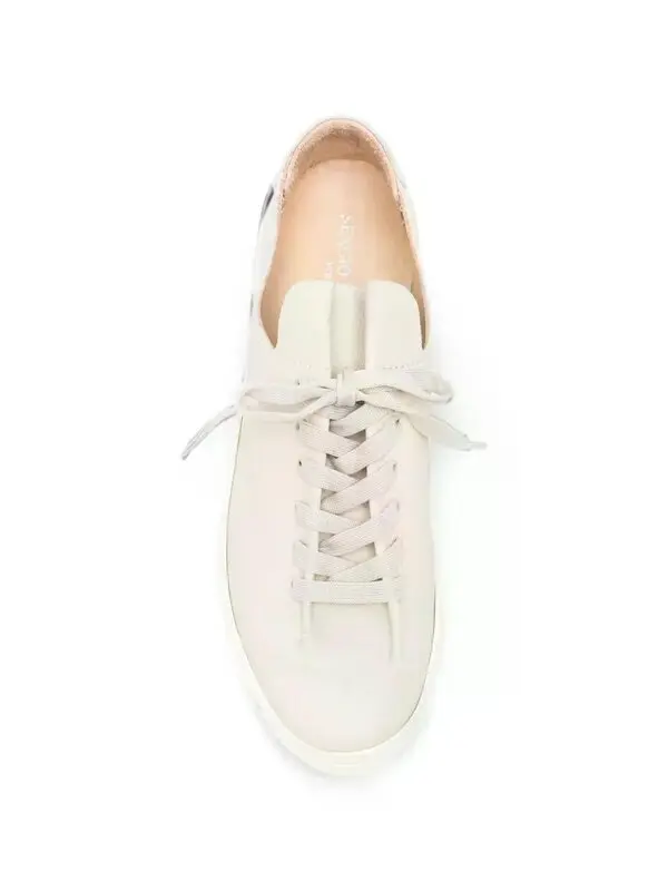 SERGIO MORETTI FIRENZE Pebbled Leather Sneakers
