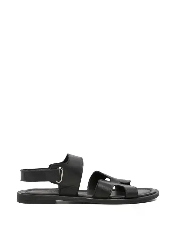 SERGIO MORETTI FIRENZE Touch-strap Leather Sandals
