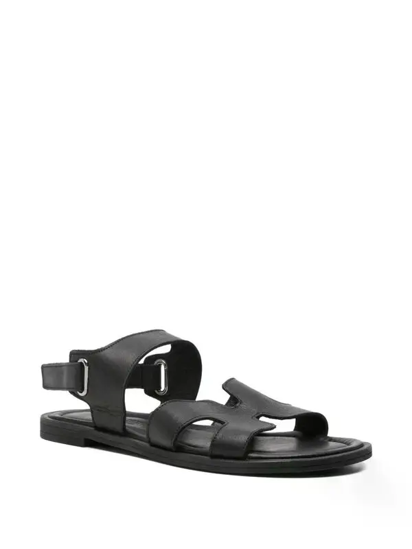 SERGIO MORETTI FIRENZE Touch-strap Leather Sandals