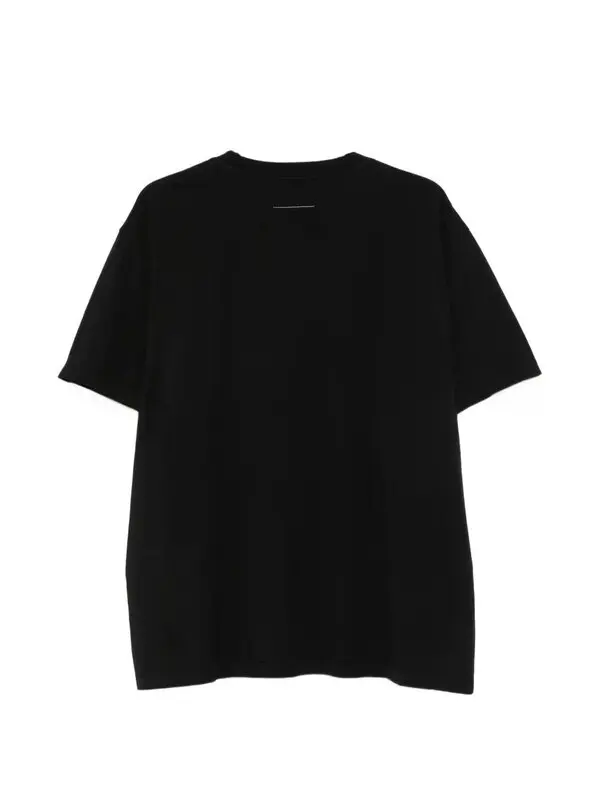 MAISON MARGIELA Logo-patch T-shirt - Black
