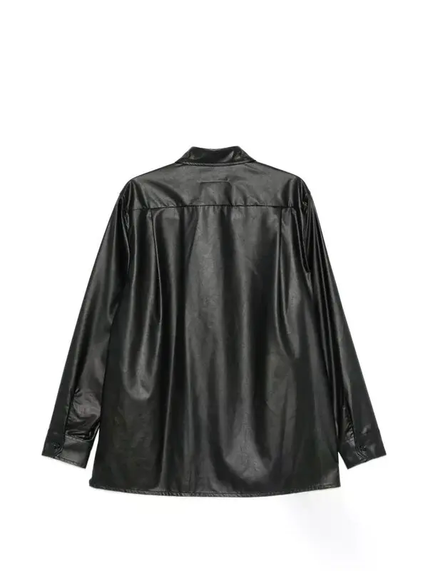 MAISON MARGIELA Embossed Logo Shirt - Black