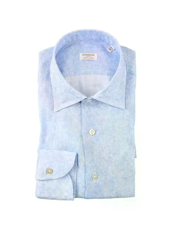 BORRIELLO NAPOLI Spread-collar Button-up Shirt