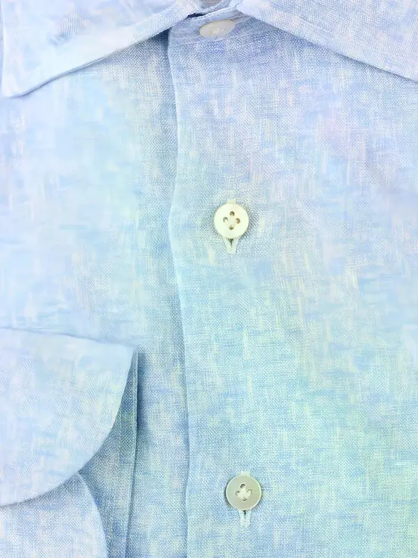 BORRIELLO NAPOLI Spread-collar Button-up Shirt