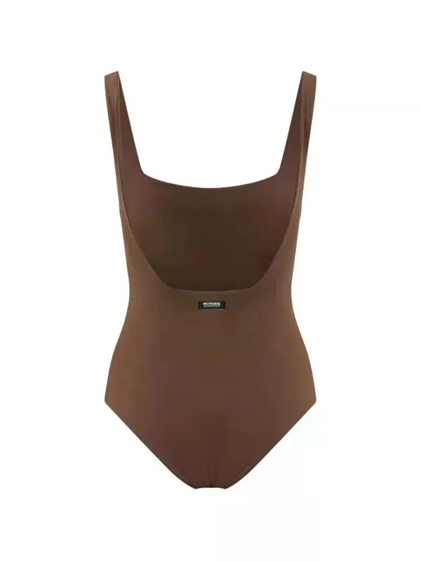 Sundek Cina Scoop-neck Swimsuit - Brown
