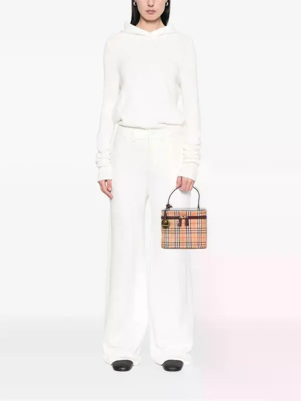 Burberry Haymarket Check Canvas Vanity Bag