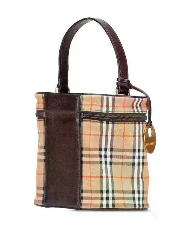 Burberry Haymarket Check Canvas Vanity Bag