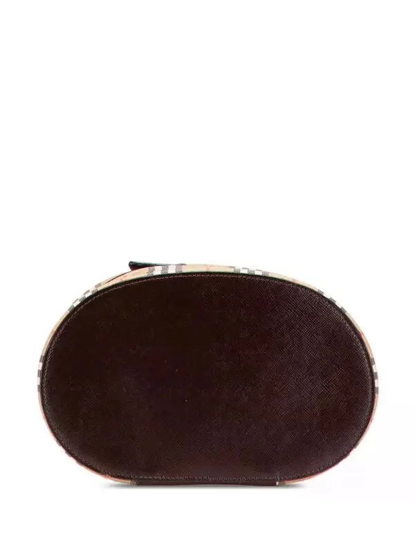 Burberry Haymarket Check Canvas Vanity Bag