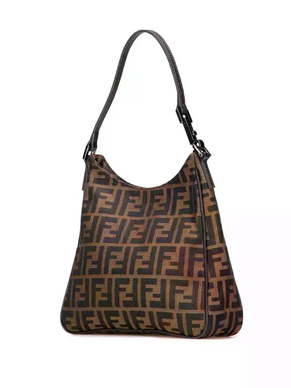 Fendi Zucca Canvas Shoulder Bag