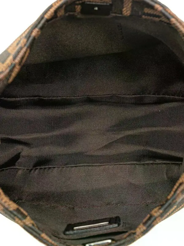 Fendi Zucca Canvas Shoulder Bag