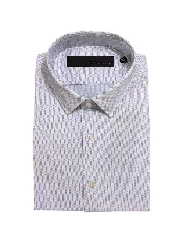 RRD Micro-pattern Button-up Shirt - Blue