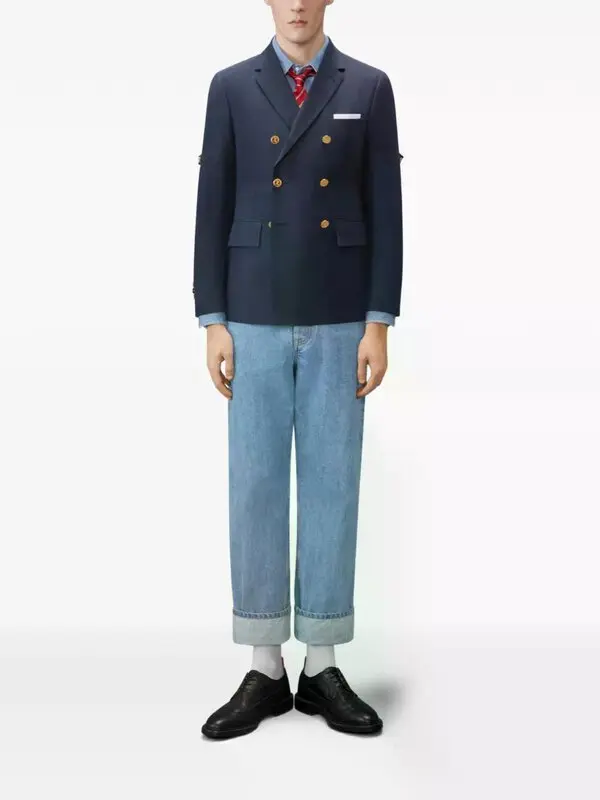 Thom Browne Armband-detail Denim Shirt