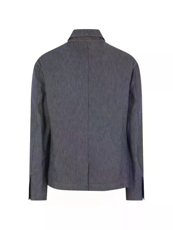 META CAMPANIA COLLECTIVE Julian Contrast-stitched Denim Jacket