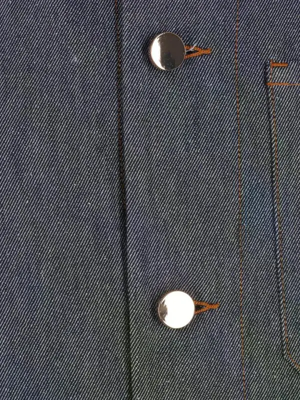 META CAMPANIA COLLECTIVE Julian Contrast-stitched Denim Jacket