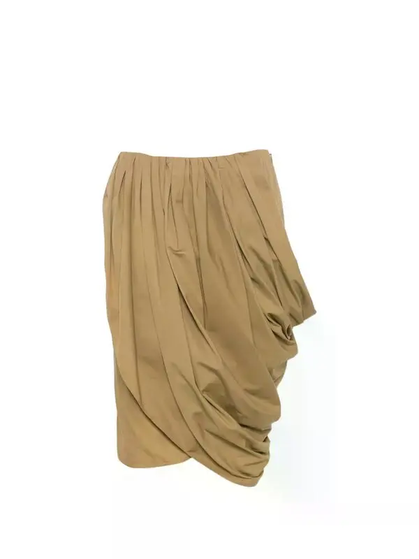 Chloé Draped Pleated Skirt