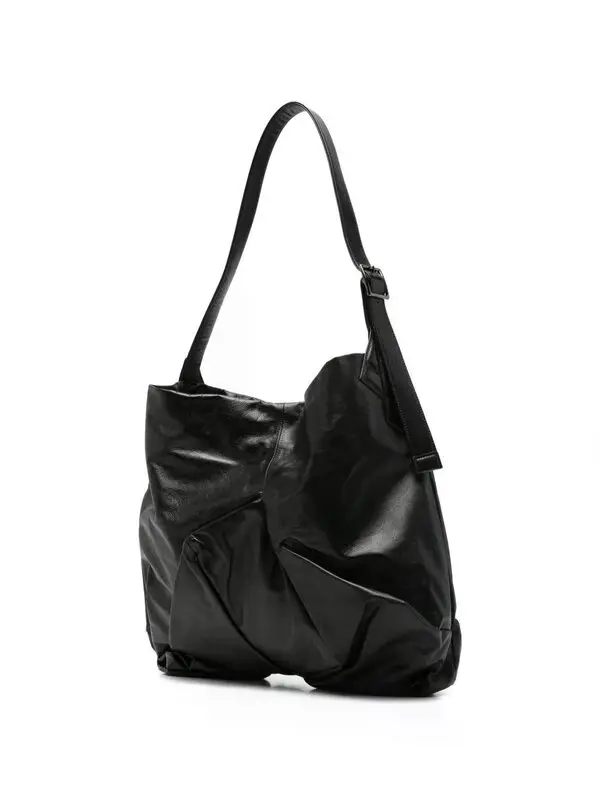 Yohji Yamamoto Leather Tote Bag - Black