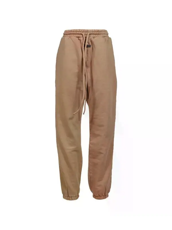 Fear Of God Classic Sunfaded-effect Brushed-fleece Track Pants - Neutrals