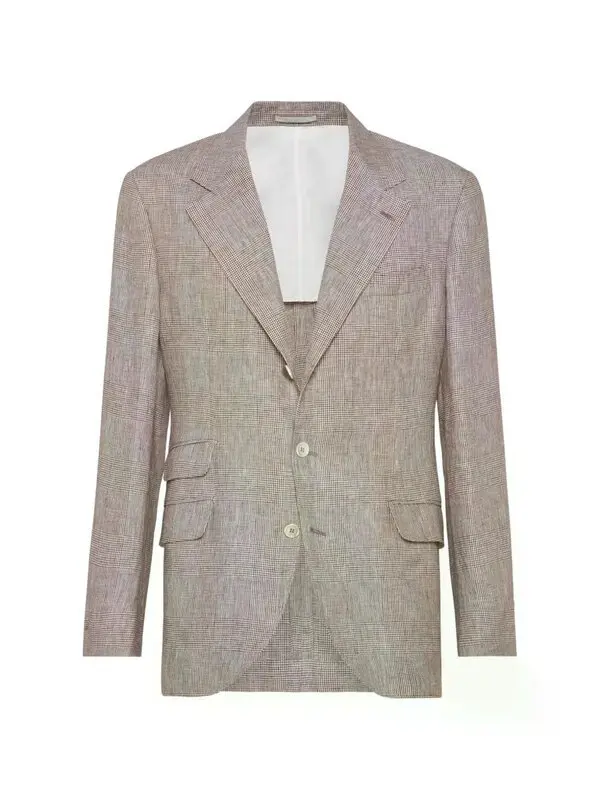 Brunello Cucinelli Check-pattern Blazer