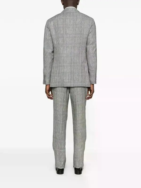 Brunello Cucinelli Plaid Double-breasted Suit