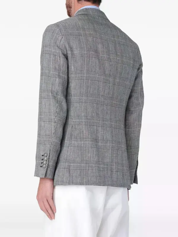 Brunello Cucinelli Plaid Double-breasted Blazer