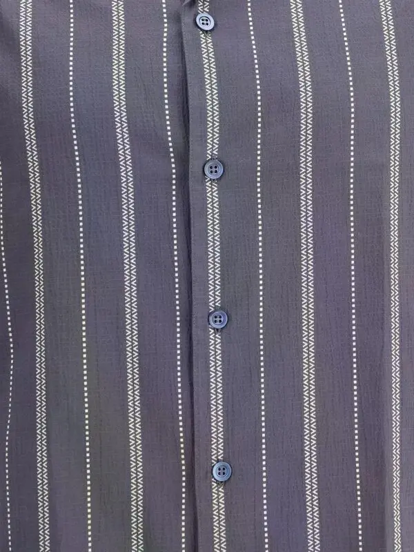 Brunello Cucinelli Striped Short-sleeve Shirt