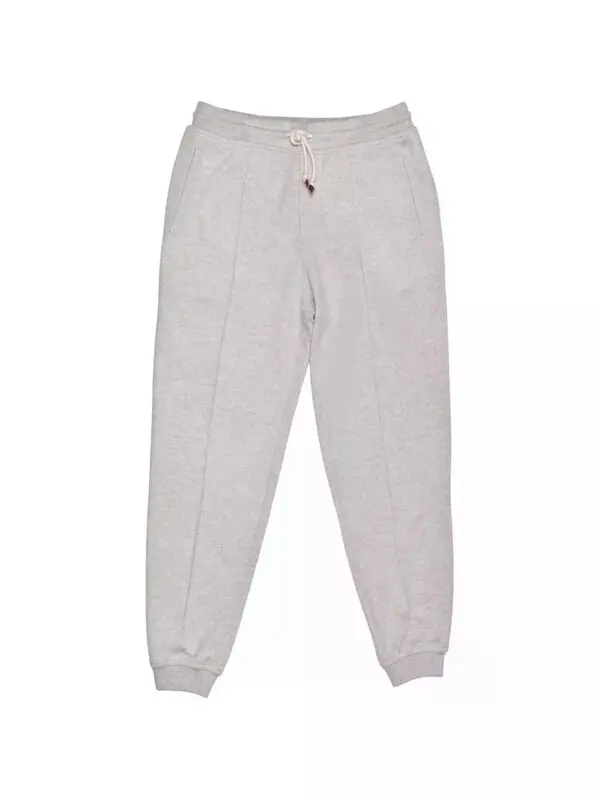 Brunello Cucinelli Drawstring Cashmere Track Pants - Grey