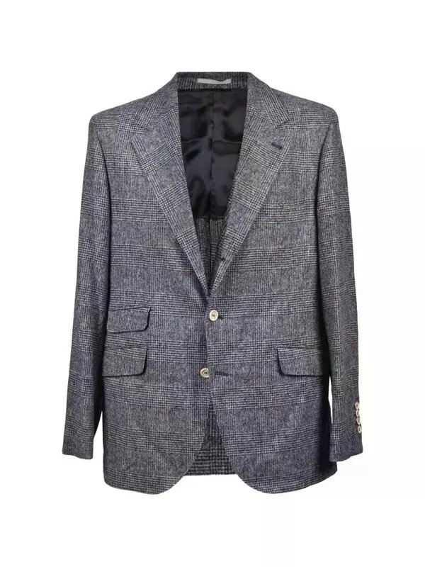 Brunello Cucinelli Check Wool-blend Suit