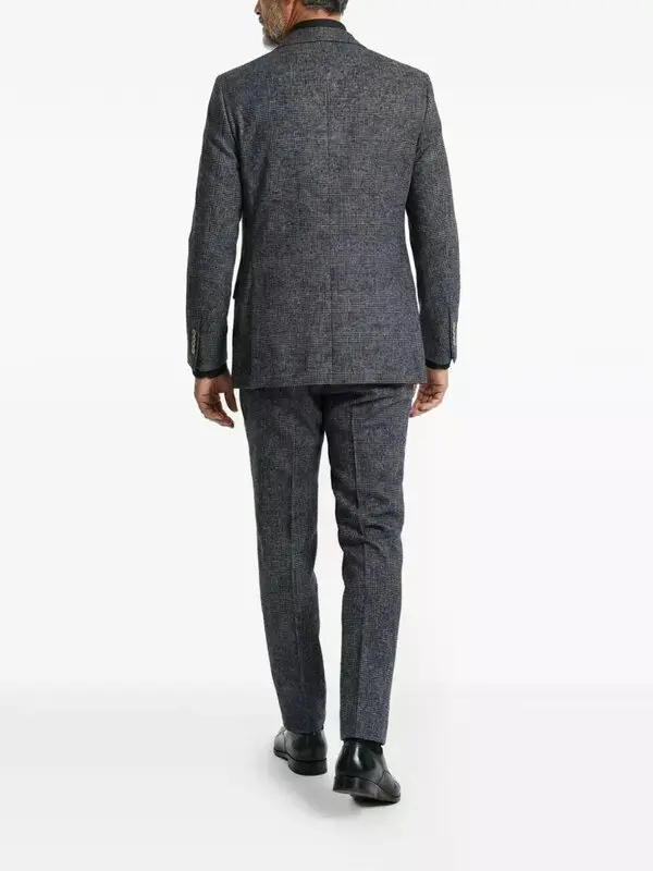 Brunello Cucinelli Check Wool-blend Suit