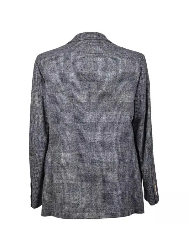 Brunello Cucinelli Check Wool-blend Suit