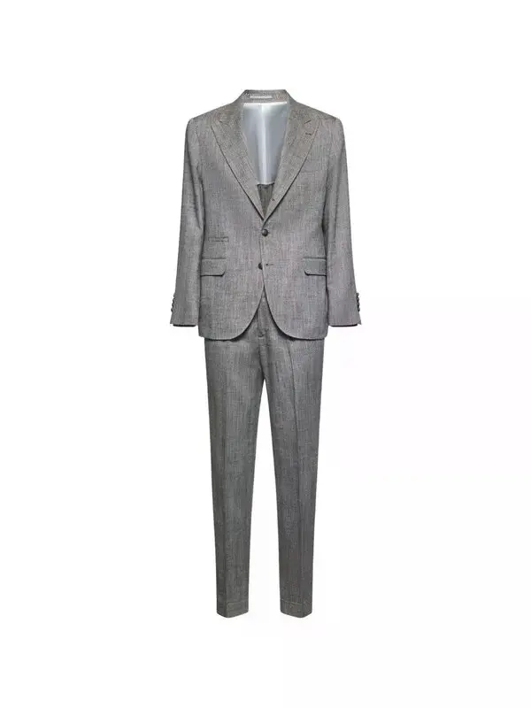 Brunello Cucinelli Peaked-lapel Single-breasted Suit