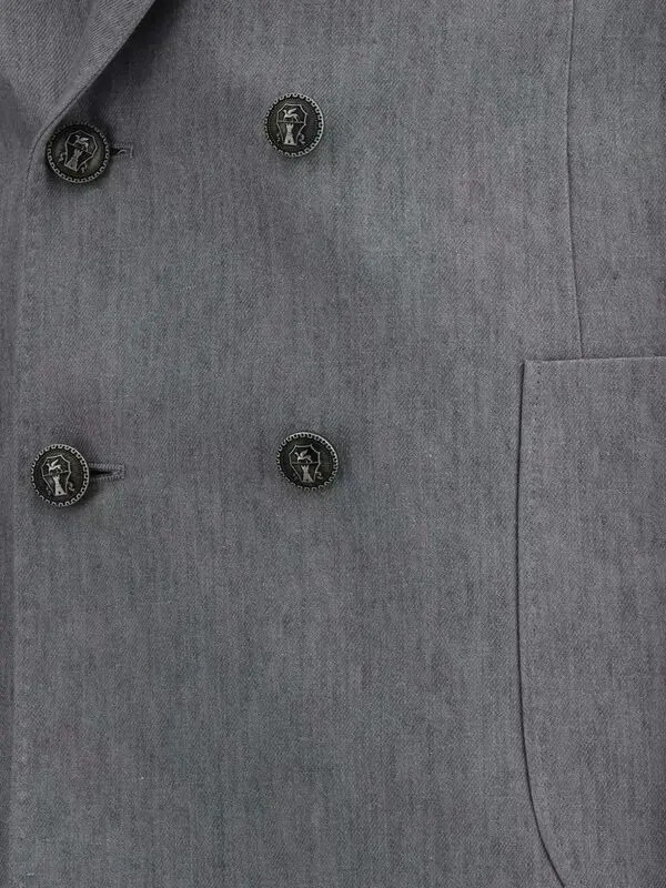 Brunello Cucinelli Linen Double-breasted Suit