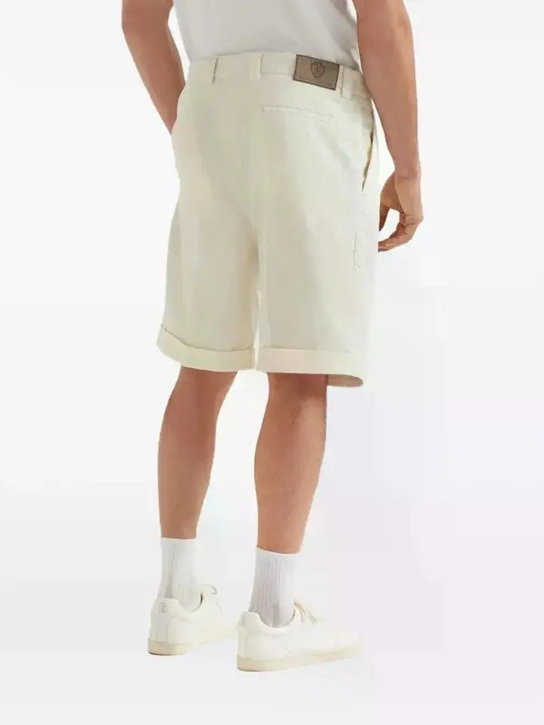 Brunello Cucinelli Pleated Corduroy Shorts
