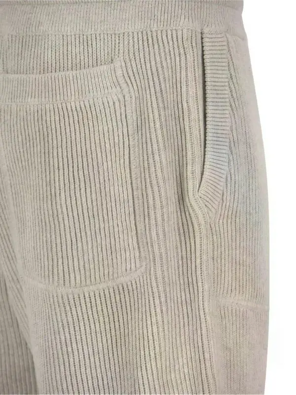Brunello Cucinelli Ribbed-knit Track Pants