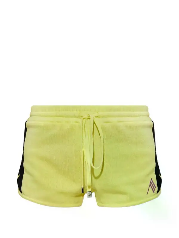 Attico Logo Embroidered Side Stripe Shorts