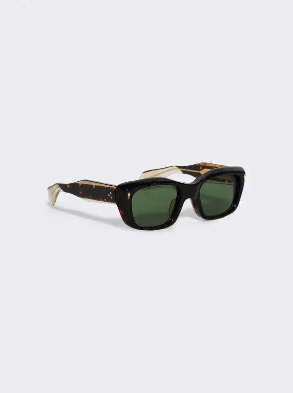 JACQUES MARIE MAGE Corniche Etna Rectangular Sunglasses