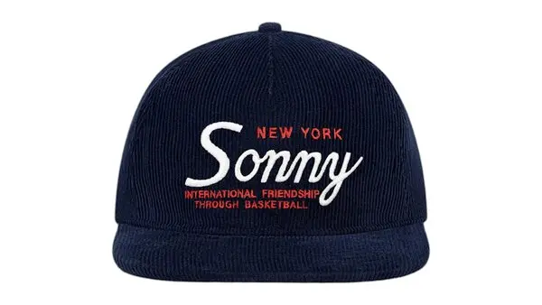 Aimé Leon Dore Sonny New York Corduroy Cap - Navy Blue