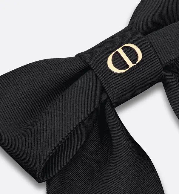 Dior Large Twist Bow Hair Accessory