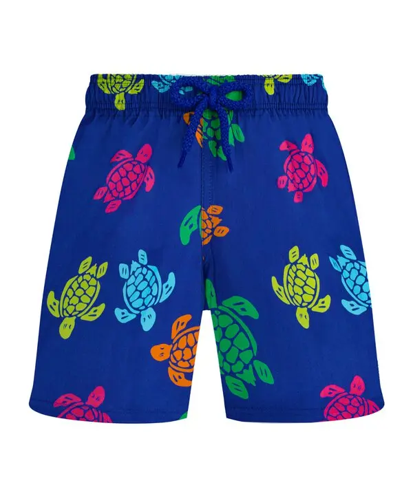 Vilebrequin Turtle Print Swim Shorts - Blue