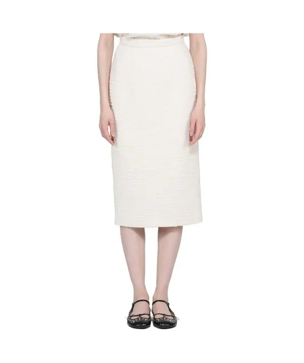 N.21 Textured Pencil Maxi Skirt