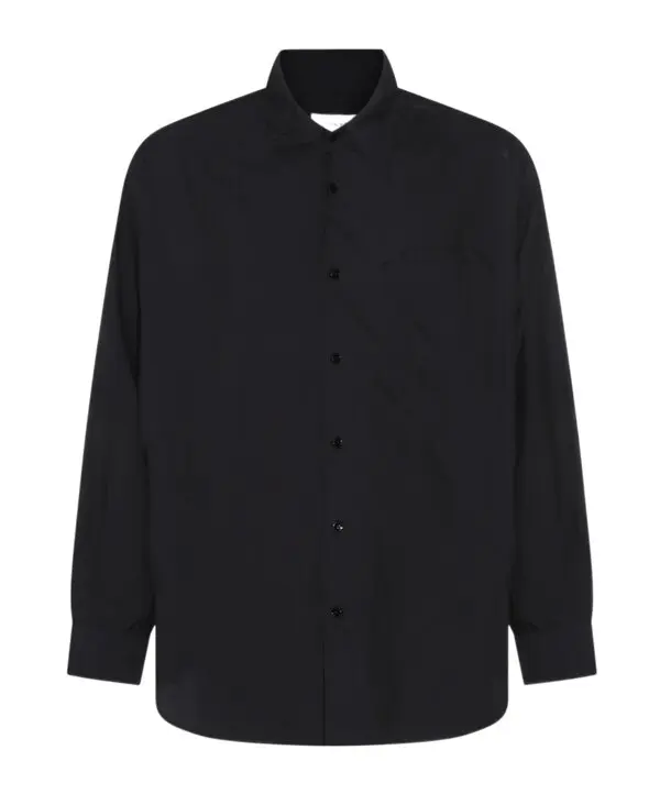 LEMAIRE Double-pocket Shirt - Black