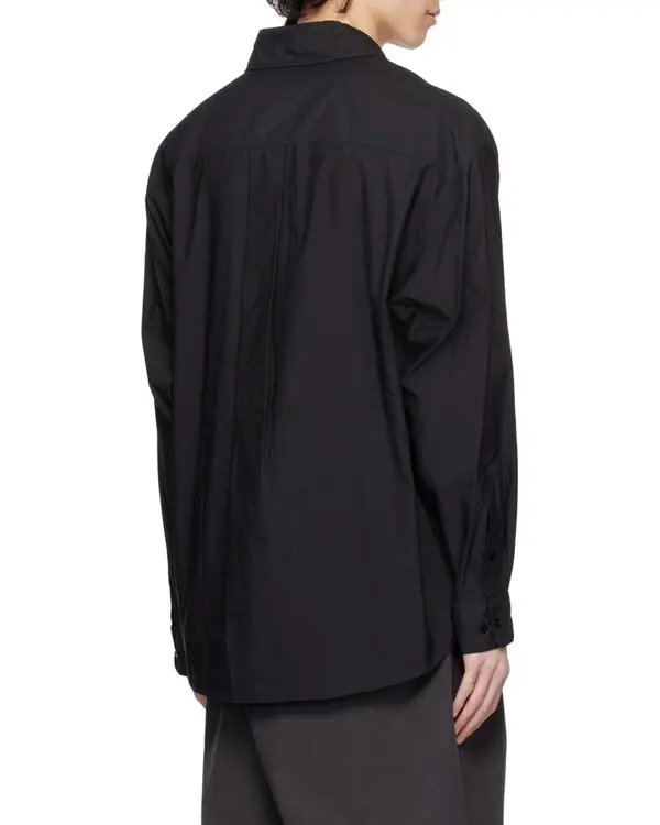 LEMAIRE Double-pocket Shirt - Black