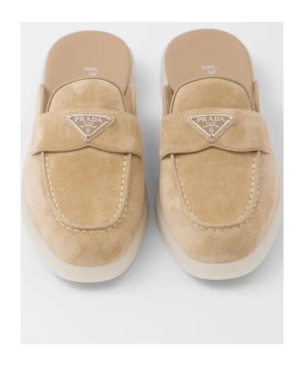 Prada Round Toe Slipper